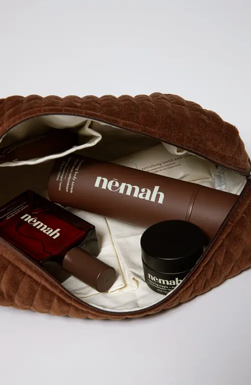 NĒMAH Velvet Beauty Bag