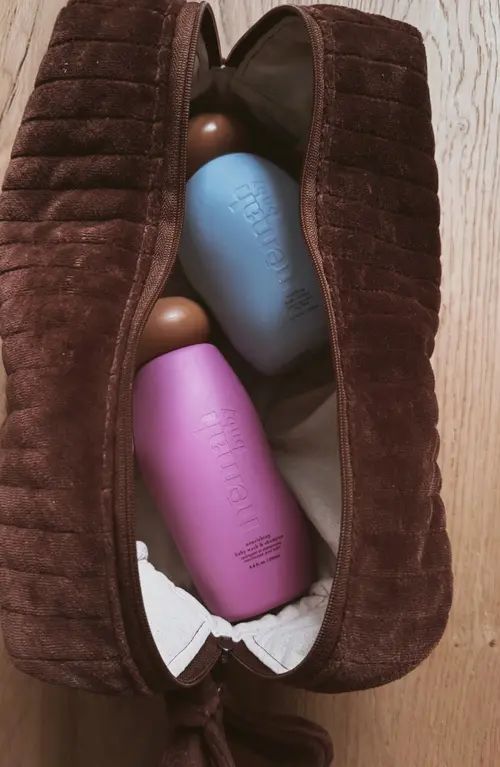 NĒMAH Velvet Beauty Bag