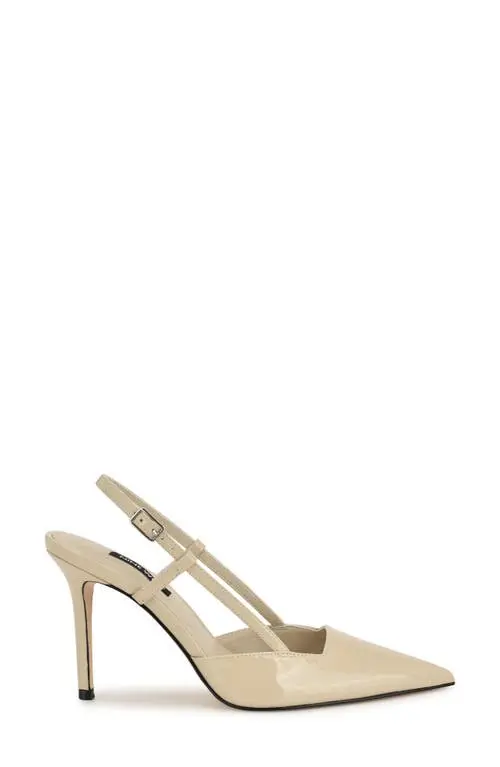 Nine West Mianda Pointed Toe Slingback Pump - Ivory