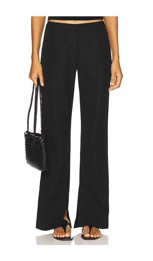 ST. AGNI 90s Split Leg Pants