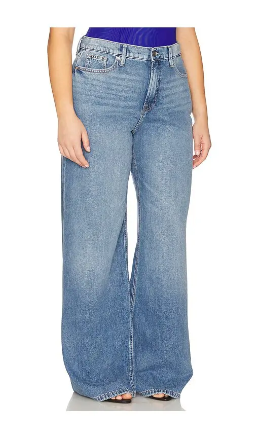 Good American Good Standard Ease Wide Leg