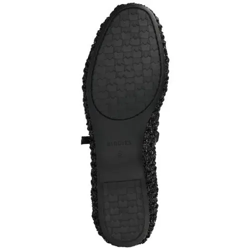 BIRDIES The Hummingbird Mary Jane Openweave Flat - Black