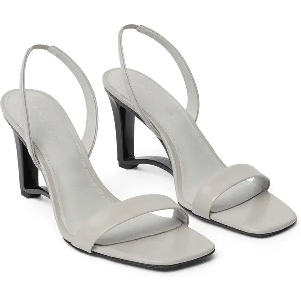 Mango Slingback Wedge Sandal