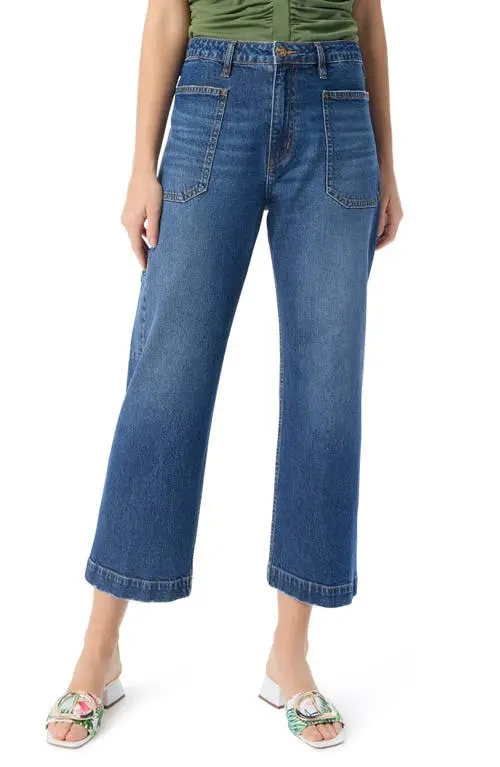 DO BY DEE OCLEPPO Noemi Patch Pocket Ankle Straight-leg Jeans