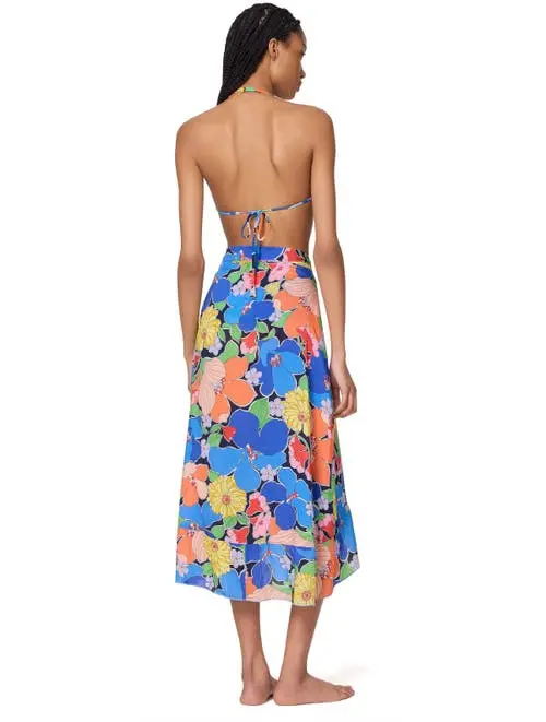 Kate Spade New York Side Tie Ruffle Pareo In Multi - 40% Off | Editorialist