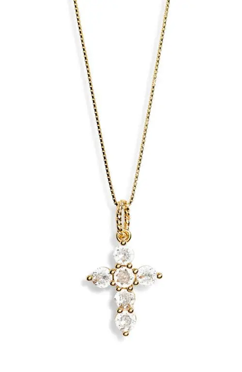 CHILD OF WILD Byzantia Cross Pendant Necklace - Gold