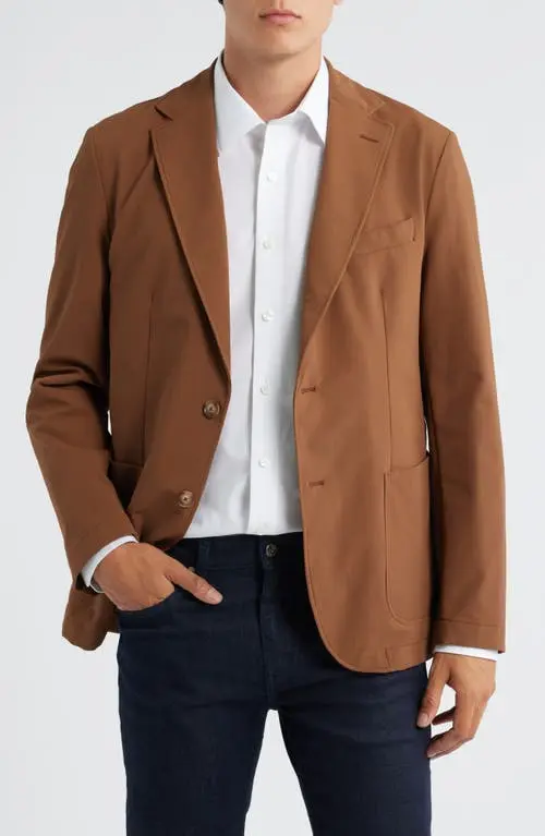 BOSS Hanry Slim-fit Sport Coat - Medium Brown