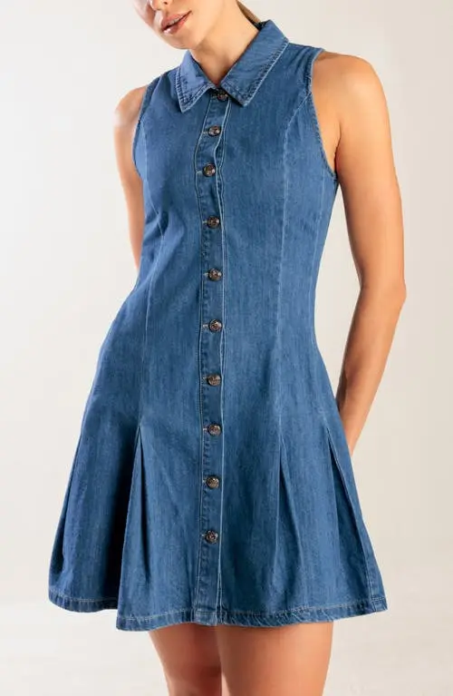FREEMARKET Sleeveless Denim Mini Dress