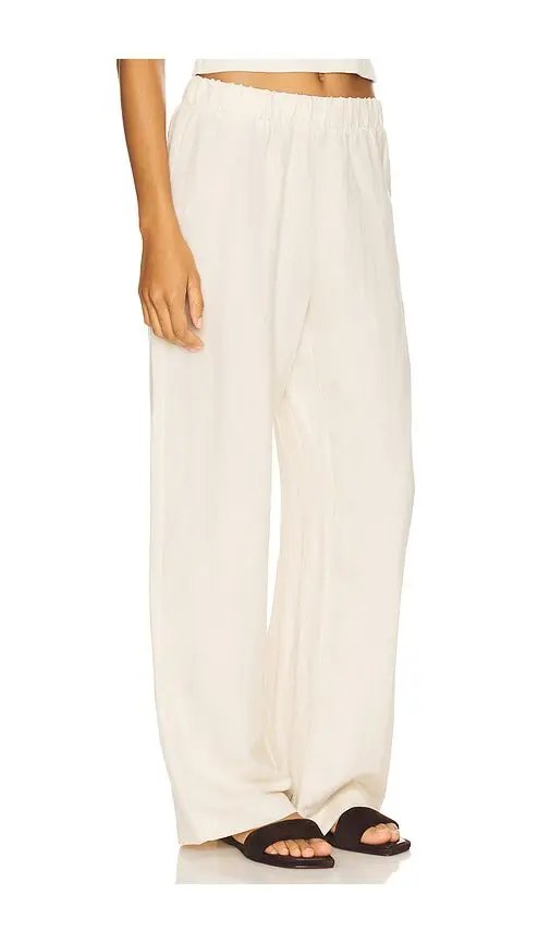 PERFECTWHITETEE Woven Linen Pant