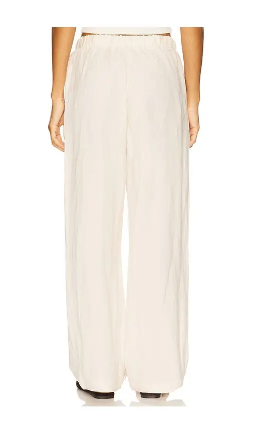 PERFECTWHITETEE Woven Linen Pant