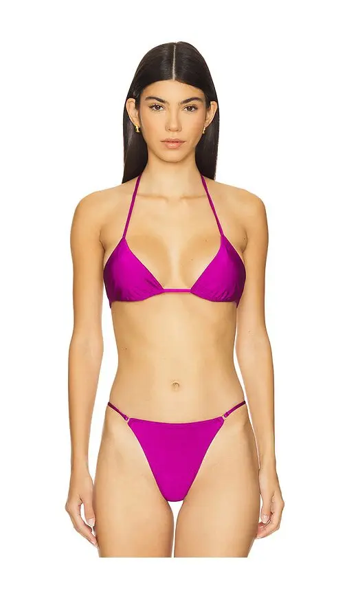 VDM Blair Reversible Bikini Top - Grape