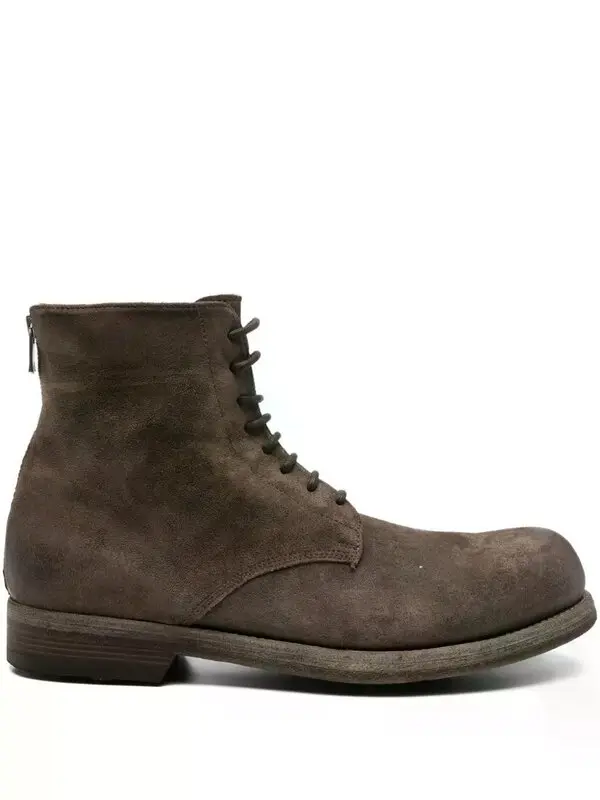 Officine Creative Lace-up Zip-up Boots