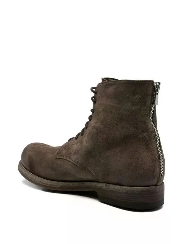 Officine Creative Lace-up Zip-up Boots