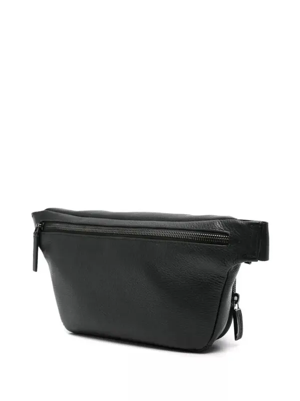 PIQUADRO Logo-plaque Leather Belt Bag