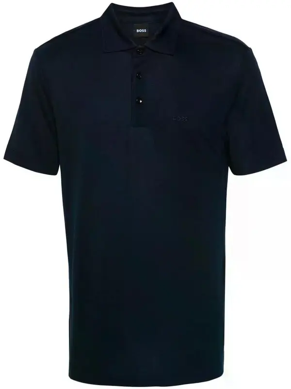 BOSS Logo-embroidered Polo Shirt