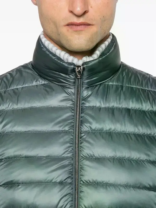 Herno Quilted Sleeveless Vest - Blue