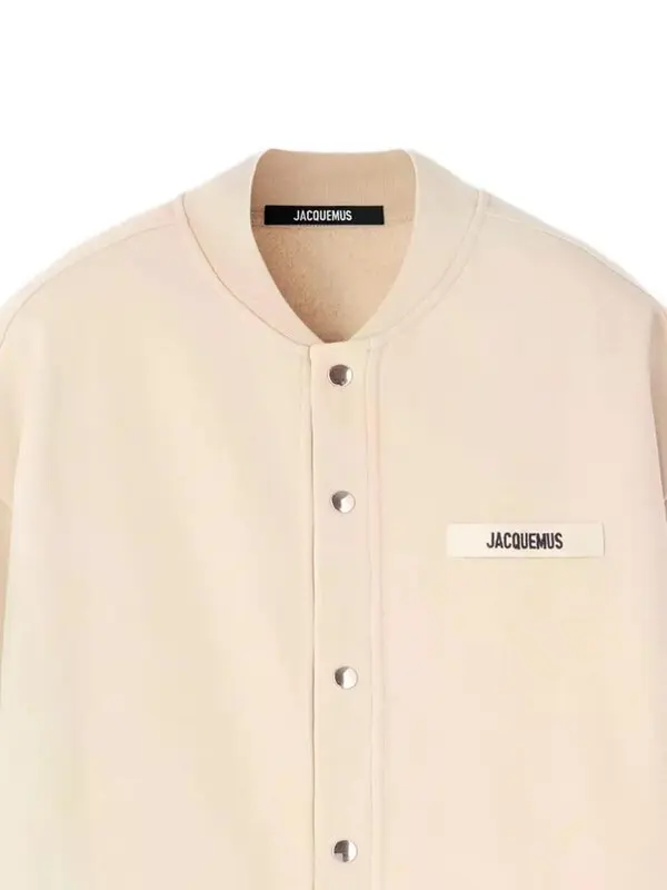 Jacquemus Gros Grain Button-fastening Logo-plaque Cardigan