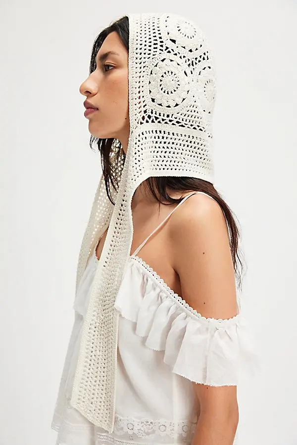 Free People Eira Crochet Balabonnet - Ivory