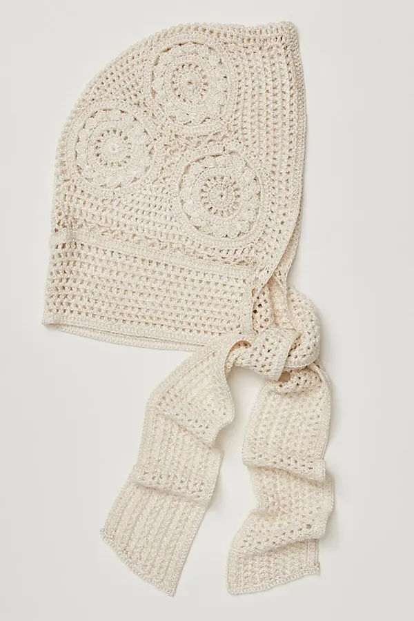 Free People Eira Crochet Balabonnet - Ivory