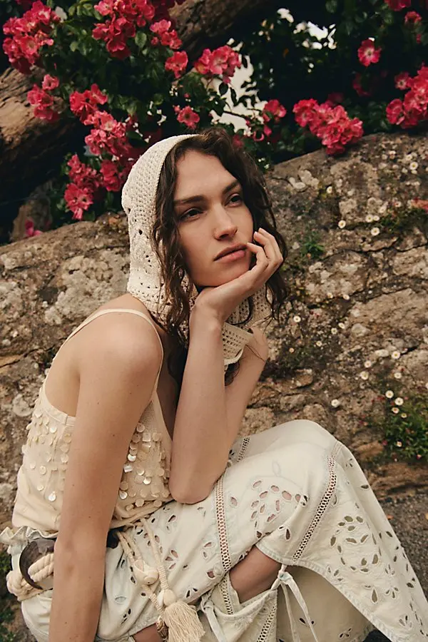 Free People Eira Crochet Balabonnet - Ivory