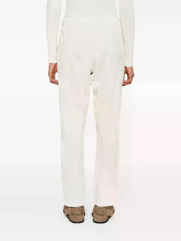 Herno Resort Pleated Drawstring Trousers - Neutrals