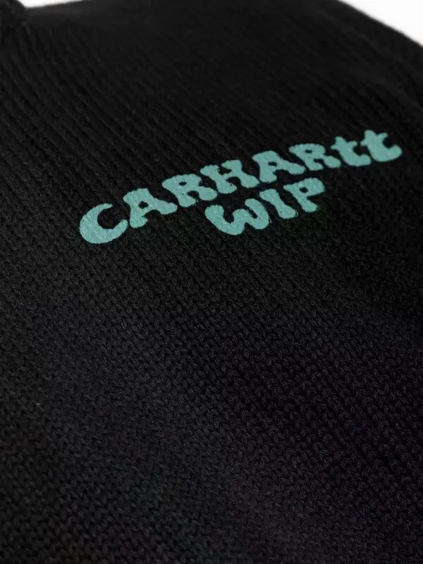 Carhartt Work In Progress Logo-embroidered Ribbed Knit Sweater