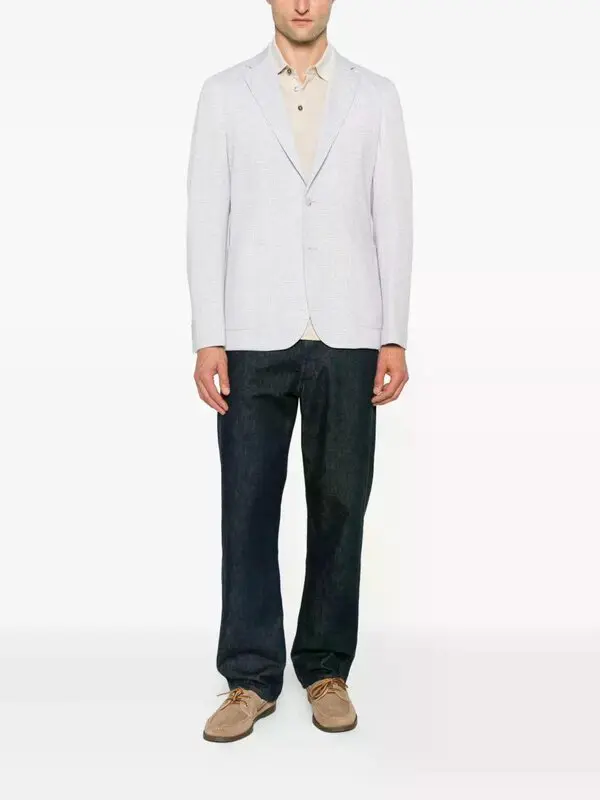 BOSS Checked Cotton-blend Jacket