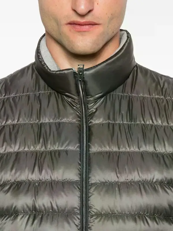 Herno Quilted Sleeveless Vest - Grey
