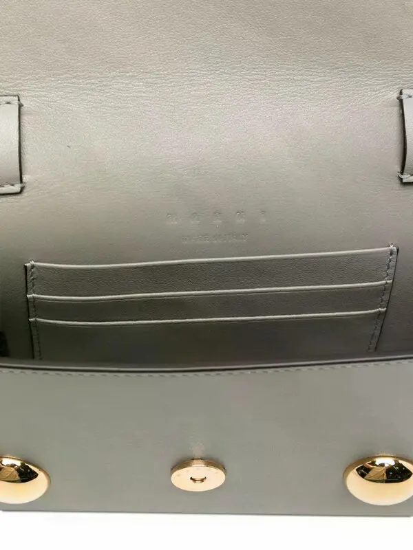 Marni Leather Crossbody Bag With Spherical Embellishments