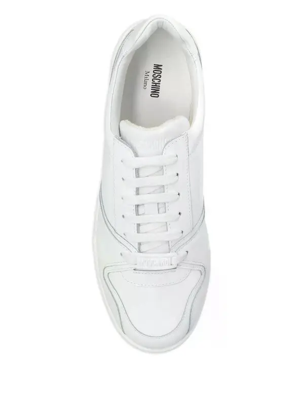 Moschino Panelled Lace-up Sneakers