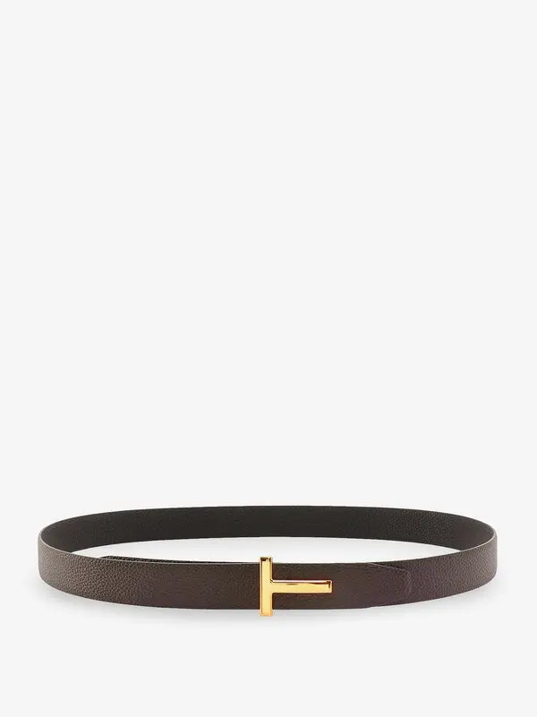TOM FORD Reversible Leather Belt - Brown