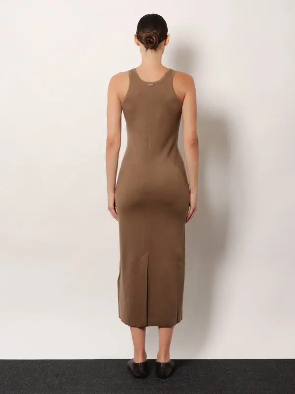 Max Mara Aceri Virgin Wool Long Dress