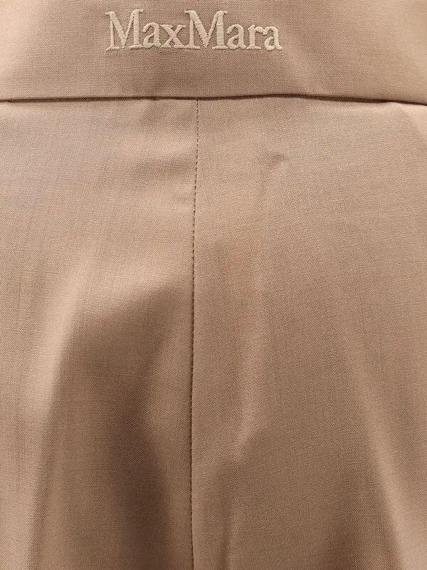 Max Mara Fernet Virgin Wool Trousers - Brown