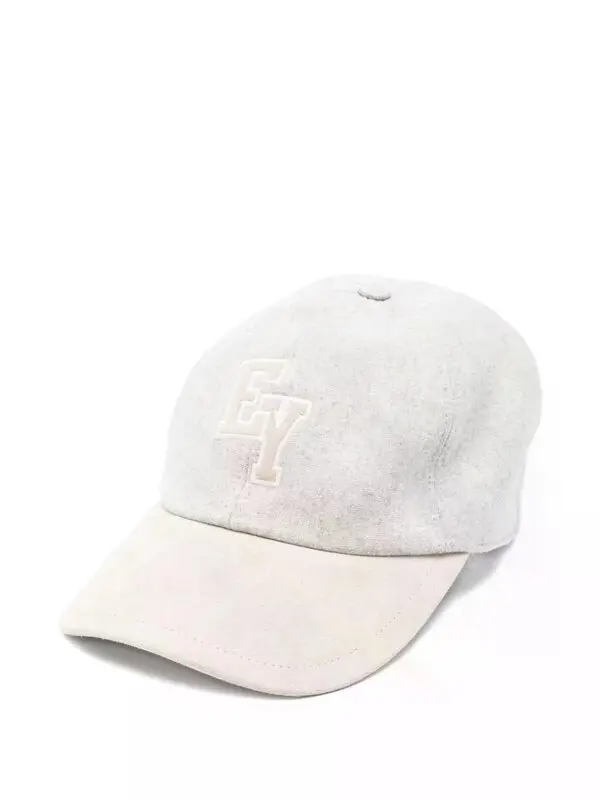 Eleventy Logo-embroidered Baseball Cap - Grey