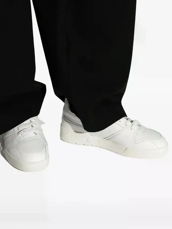 Moschino Lace-up Panelled Sneakers