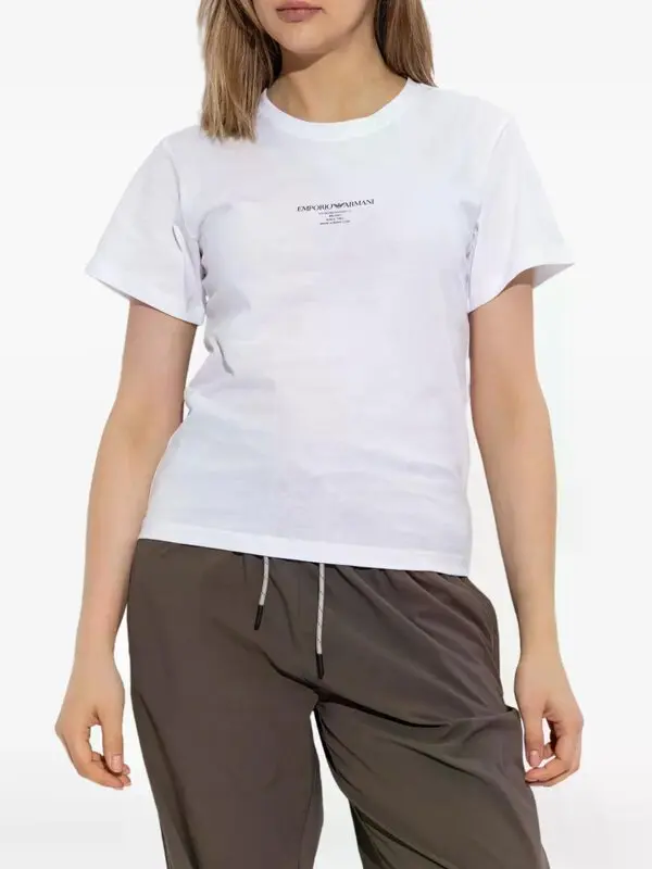 Emporio Armani Logo-print Cotton T-shirt