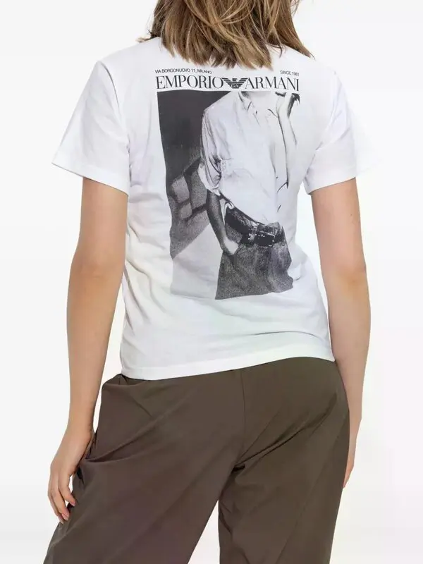 Emporio Armani Logo-print Cotton T-shirt