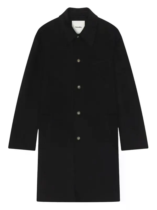 Nanushka Janno Button-fastening Coat