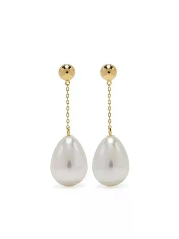 ESHVI Faux-pearl Drop Earrings - Neutrals