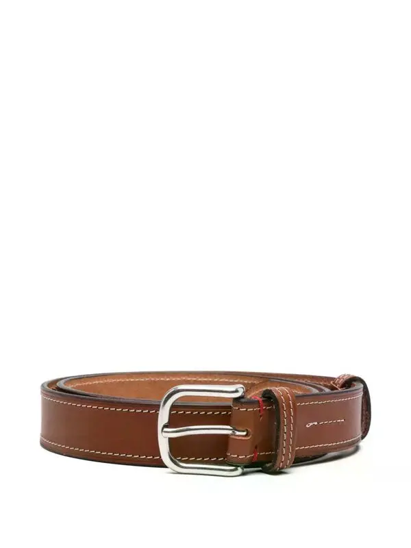 Eleventy Leather Belt - Brown