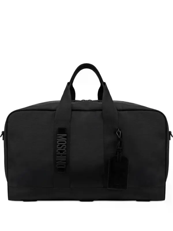 Moschino Logo-plaque Holdall - Black