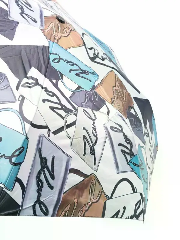 Karl Lagerfeld Graphic-print Umbrella