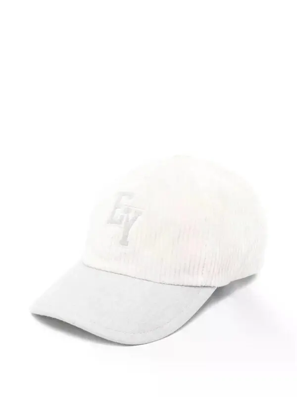 Eleventy Corduroy Baseball Cap - Grey