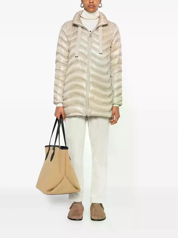 Herno Resort Pleated Drawstring Trousers - Neutrals