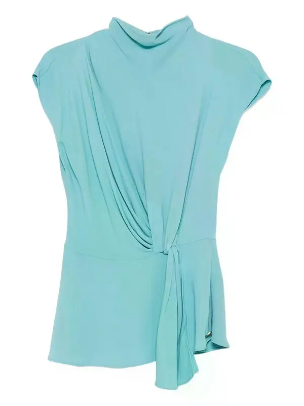 Karl Lagerfeld Asymmetric Draped Top