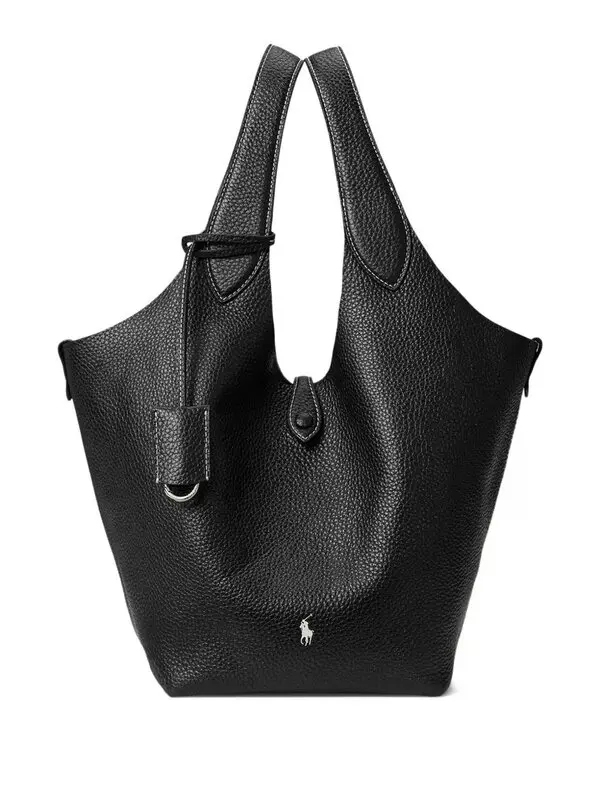 Polo Ralph Lauren Leather Tote Bag - Black