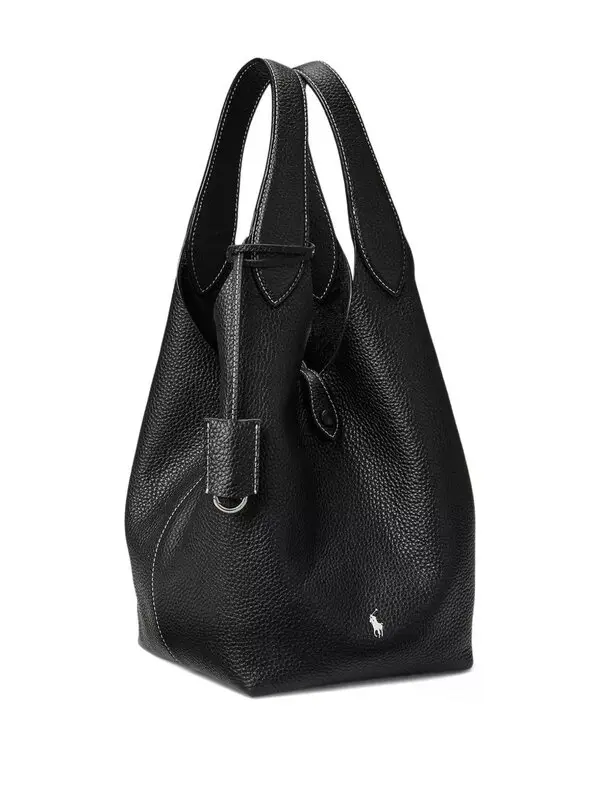 Polo Ralph Lauren Leather Tote Bag - Black
