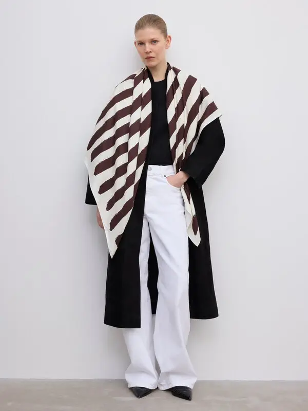 HOUSE OF DAGMAR Large Silk Scarf