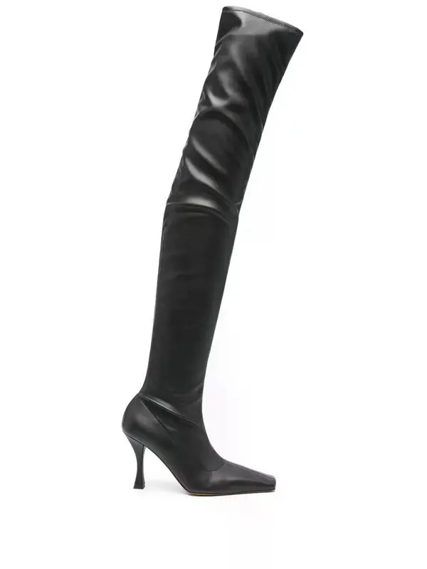 Proenza Schouler Trap Knee-high Boots - Black