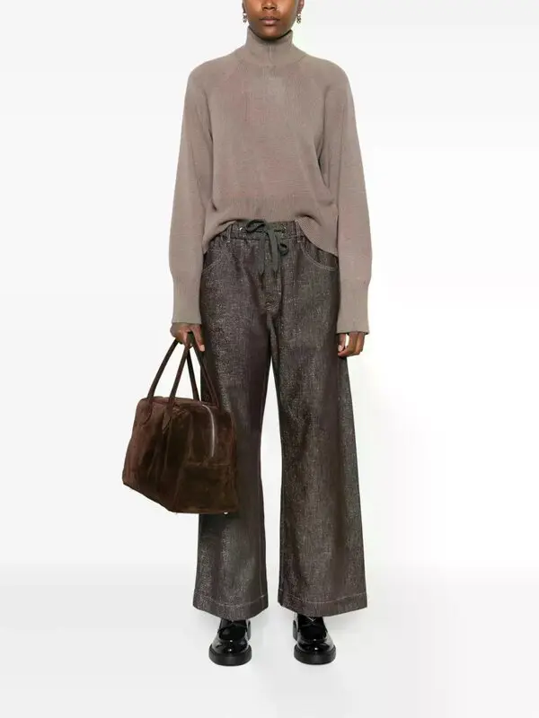 Brunello Cucinelli Drawstring-waist Trousers